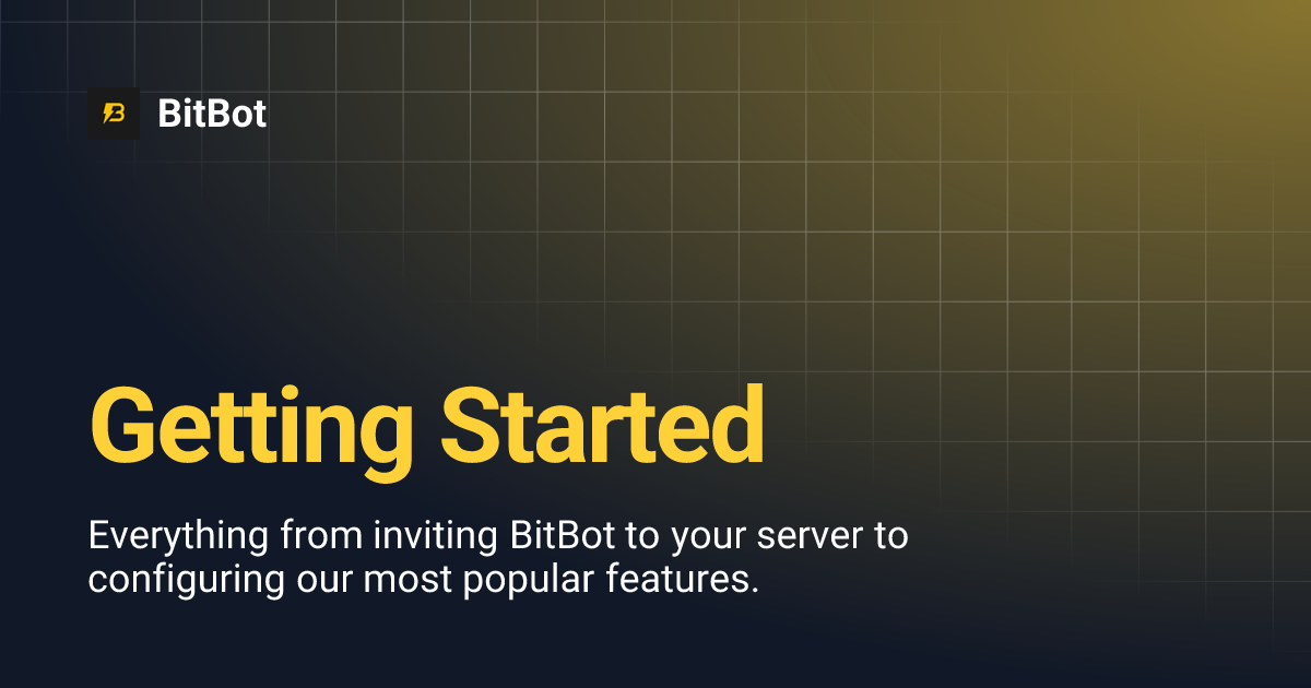 Getting Started | BitBot